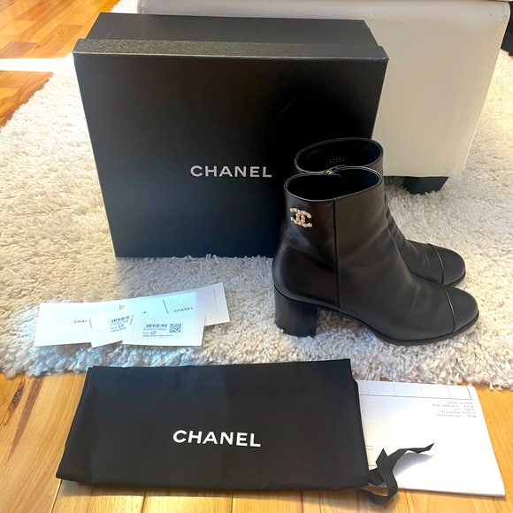 CHANEL | Shoes | Chanel Booties | Poshmark
